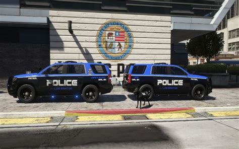 Lspd K 9 2015 14 Tahoe Skin Gta5