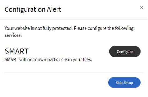 How To Configure SiteLock SMART Scanner