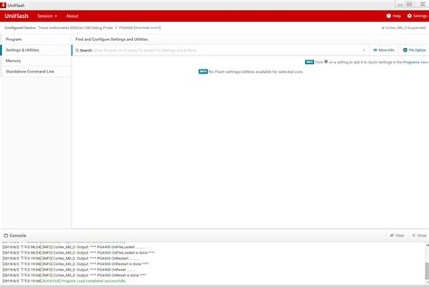Pga How To Use Uniflash To Program Otp Of Pga Sensors Forum