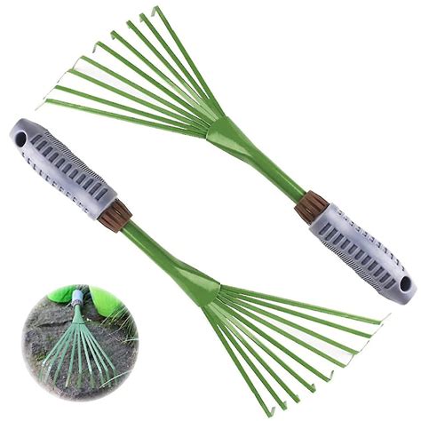 Iron Rake Garden Rake Hand Rake With Anti Corrosion Handle With 9