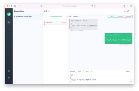 Mqttx Web：在线的 Mqtt 50 客户端工具 Emq