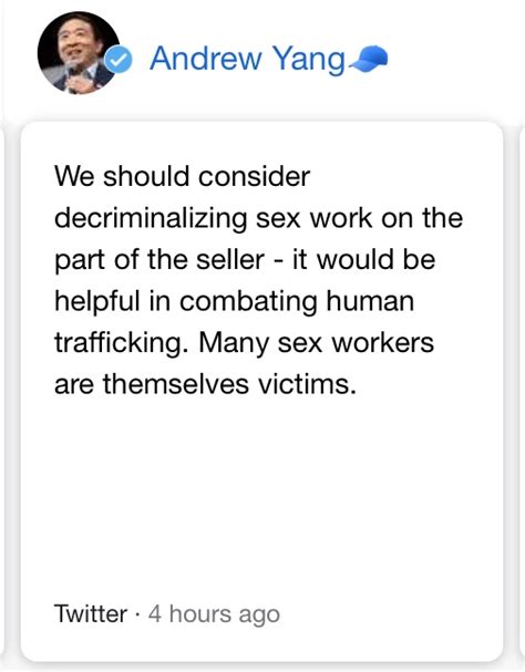 Interesting So If You Buy Sex Its Illegal But Not If You Sell It