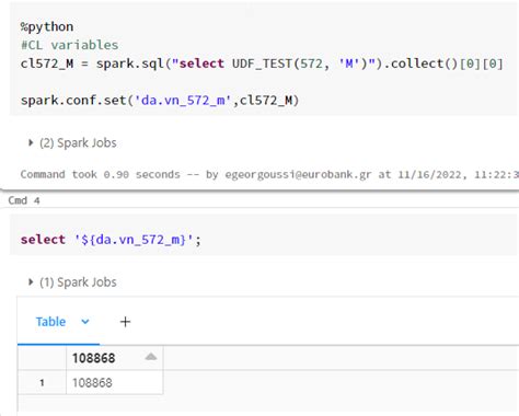 Pass Parameter From Python To Sql Null Result Databricks Community