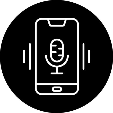Mobile Voice Assistant Vecto Icon 37855782 Vector Art At Vecteezy