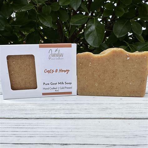 Honey And Oats Goat Milk Soap Junoluv Soap Company