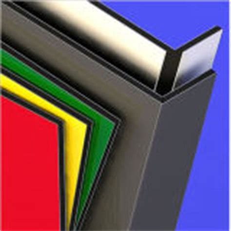 Glossy Red Aluminum Composite Cladding Panels 1240mm For Interior Signage