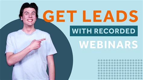 Get Leads With Recorded Webinars WebinarGeek YouTube
