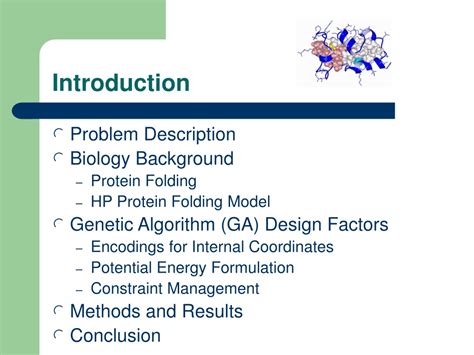 Ppt Protein Structure Prediction With Evolutionary Algorithms Powerpoint Presentation Id9394114