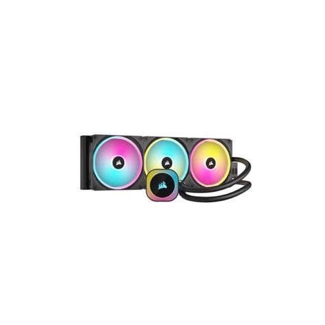 Corsair Icue Link H170i Rgb Aio 420mm Liquid Cpu Cooler Black Geewiz