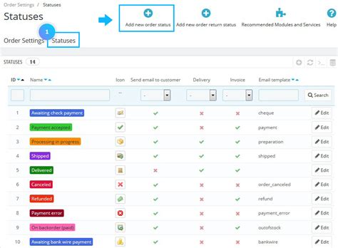 Prestashop 17 How To Manage Order Statuses Zemez Support