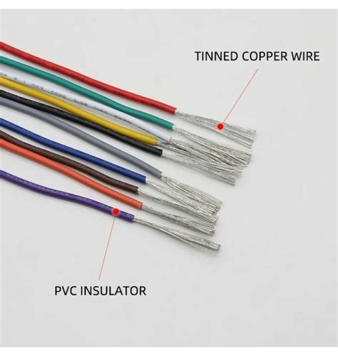 분재 와이어 롤 식물지지대 원예 철사끈 Pvc 주석 도금 구리 케이블 Led 램프 조명 라인 Ul1007 전 티몬