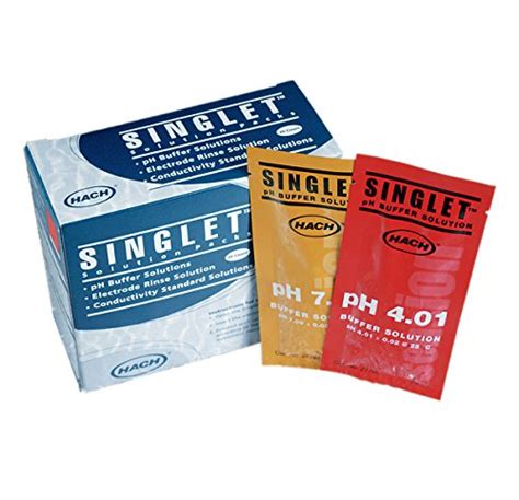 Hach 2769920 Singlet Single Use PH Buffer Combination Pack PH 4 01