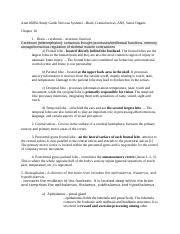 ANAT 16 18 Docx Anat 260BL Study Guide Nervous System2 Brain Cranial