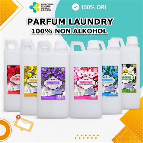 Jual PROMO Parfum Laundry Pewangi Pelicin Pakaian 1 Liter 100 Non