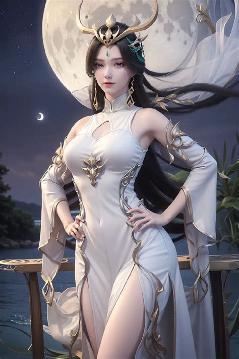 Liu Shen สาวอนิเมะ สาวอะนิเมะ สาวกอธิก
