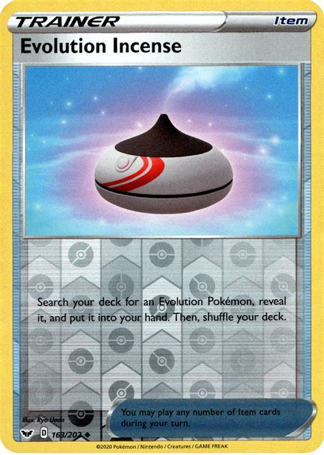 Evolution Incense 163202 Sword And Shield Reverse Holo Card