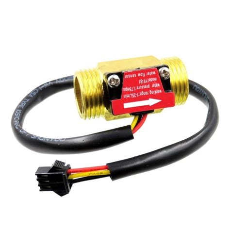 sea yf b1 g1 2 brass turbine flow meter 1 25l min electric water