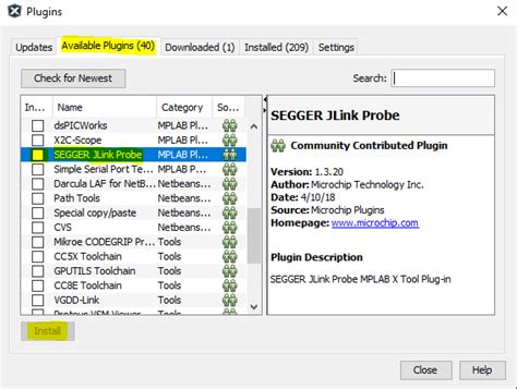 Is The Segger J Link Debug Probe Supported By Mplab X Ideipe