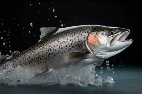 Freshness Salmon Fish Generate Ai