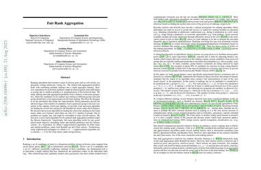 Fair Rank Aggregation Papers With Code