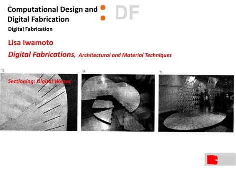04 Computational Design Digital Fabrication Intro To Digitalfabrication 32slide Pdf