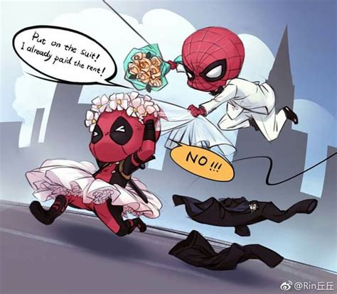 Beann Adlı Kullanıcının Deadpool X Spidey Panosundaki Pin Çizim