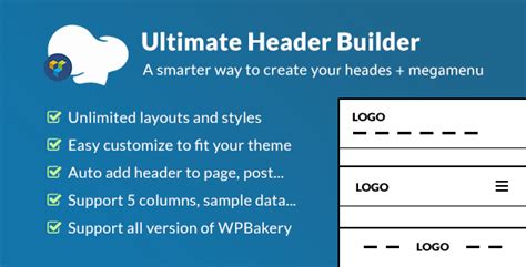 Ultimate Header Builder Addon Wpbakery Page Builder Formerly Visual