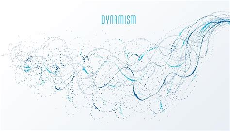 Premium Vector Particle Flow Array Colorful Vector Abstract Background Life Forms Bio Theme