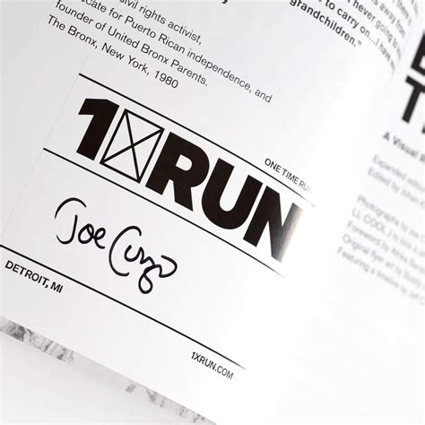 Joe Conzo Jr Signed Born In The Bronx Book Beyond The Streets