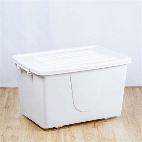 กล่องพลาสติกมีล้อ ลังพลาสติก ขนาด 100 ลิตร No 303 สีเขียวแคมป์ปิ้ง Plasticworld777 Thaipick