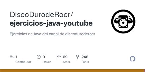 Ejercicios Java Youtube Nodo Java At Master DiscoDurodeRoer
