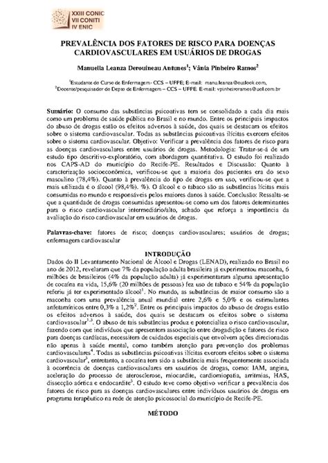 Prevalencia dos fatores de risco para doenças PREVALÊNCIA DOS FATORES DE RISCO PARA DOENÇAS