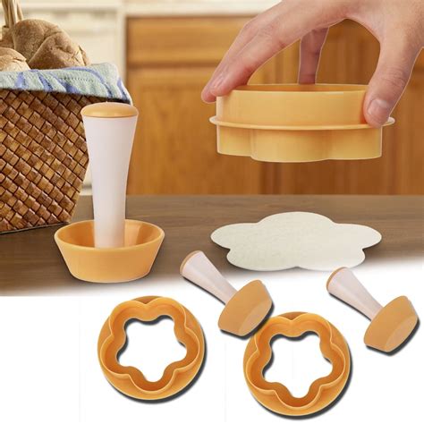 Cheers Us 2 Pcs Tart Shell Molds Pastry Dough Tamper Kit Fruit Pie