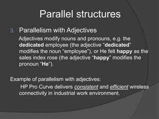 Parallelism Structures PPT