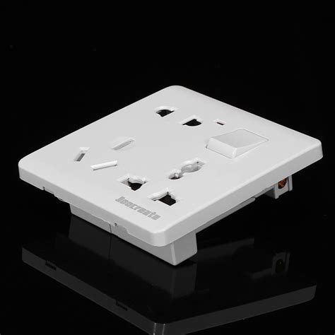 250v 16a 86mm Switch Socket Board 8 Hole Wall Socket Panel Switch