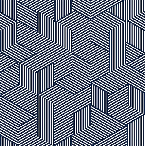 Premium Vector Seamless Isometric Lines Geometric Pattern 3d Cubes Vector Tiling Background