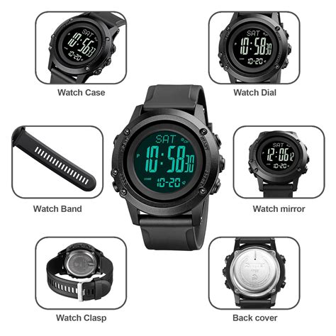 Skmei 1793 Altimeter And Compass Watch W Thermometer And Pressure