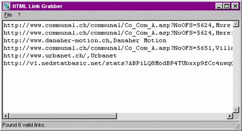 HTML Link Grabber Free Delphi Programs With Source Code Wimb Net
