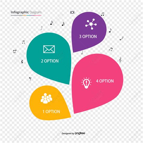 벡터 컬러 드롭 모양의 차트배 차트 Png 일러스트 무료 다운로드 Lovepik