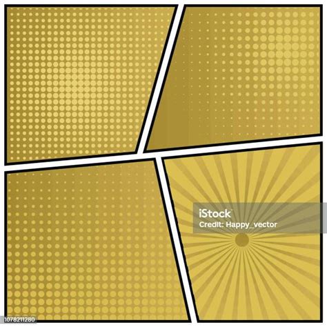 추상 창조적인 개념 벡터 만화 팝 아트 스타일 빈 레이아웃 템플릿 구름 기둥과 배경에 고립 된 도트 패턴으로 웹 및 모바일 응용 프로그램 그림 서식 파일 디자인에 대 한