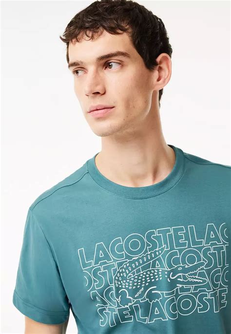 Buy Lacoste Ultra Dry Printed Sport T Shirt Online Zalora Malaysia