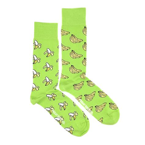 Bananas Socks Mismatched By Design Friday Sock Co