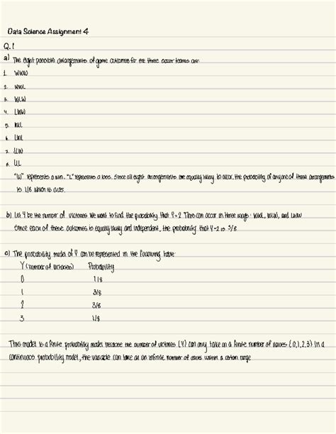 Data Sci Assignment 4 Data Science Assignment 4 Q 1 A B C The