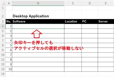 【エクセル】矢印キーでセルが動かない（画面が動く）問題の解決方法 Office54
