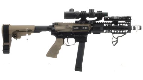 Palmetto State Armory Gx 9 Semi Automatic Pistol With Scope Rock