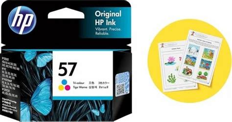 C6657aa Hp 57 Tri Color Original Ink Cartridge At ₹ 1000piece