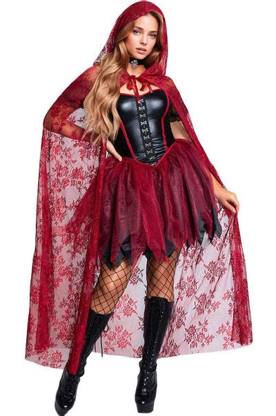 Sexy Red Riding Hood Costume Womens Riding Hood Costume