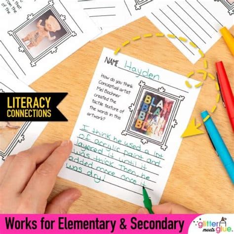 Art History Exit Tickets For Elements Of Art Art Assessment