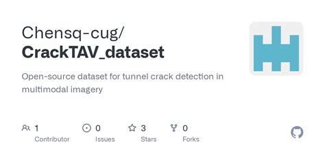 GitHub Chensq Cug CrackTAV Dataset Open Source Dataset For Tunnel Crack Detection In