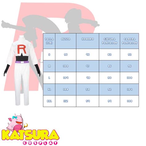 Cosplay Equipo Rocket Jessie And James Katsura Cosplay